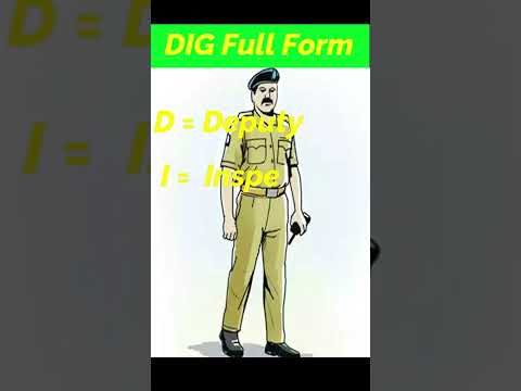 DIG Full Form / #shorts / #shorts / #fullform / #lpd