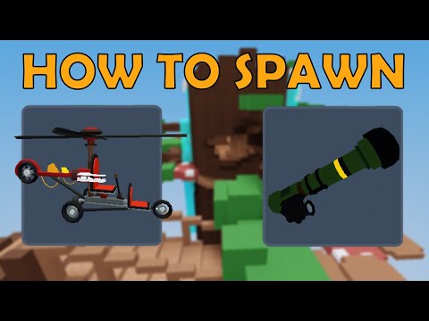 How to Spawn Helicopter and Guided Missile! | Roblox Bedwars