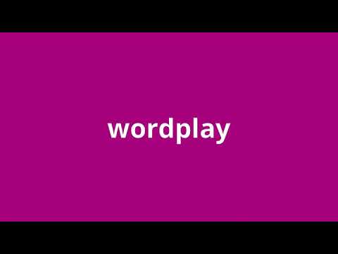 what is the meaning of wordplay