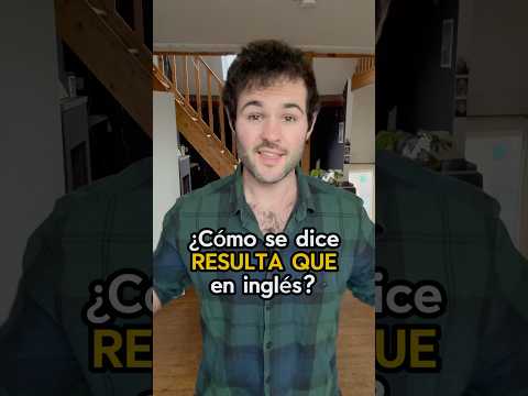 ¿Cómo se dice RESULTA QUE en inglés? #ingles #aprenderingles #inglesonline