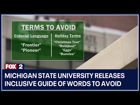 Michigan State University releases Inclusive Guide of words to avoid