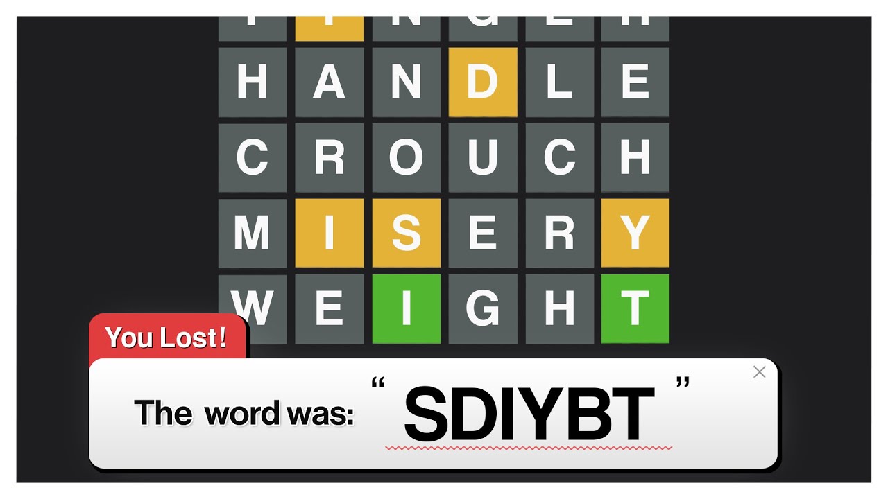 Custom Wordle was a Terrible Idea