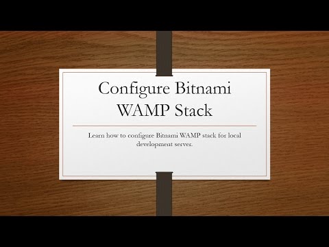 Learn how to configure Bitnami WAMP Stack