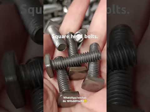 Square head bolts.Did you need?#boltfactory #boltfastenersfactory #fasteners