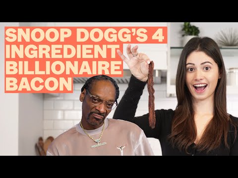 Taste Testing Snoop Dogg’s Sweet & Spicy Bacon Recipe | Celeb Bites