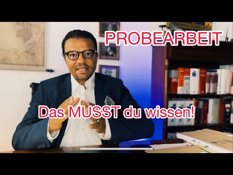 Arbeitsrecht | Die Probearbeit | Was ist das und was muss ich beachten? Anwalt Mc Kay erklärt