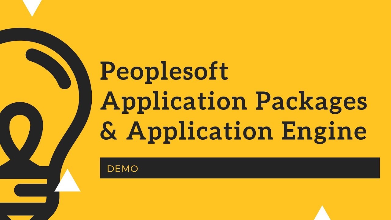 Understanding Application Packages and Application Engine