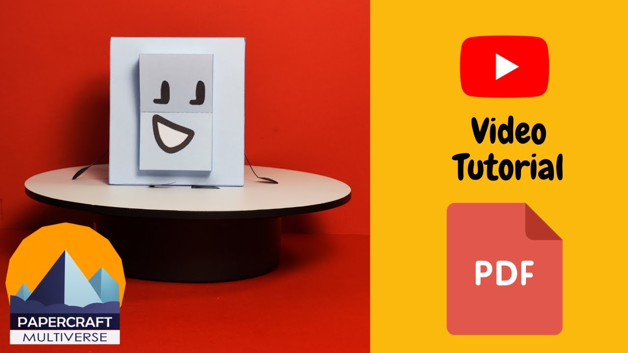 How to Make BFDI Liy | Papercraft Tutorial | Easy DIY Craft | Free Template
