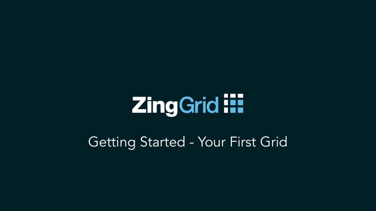 Getting Started with ZingGrid: Your First Grid