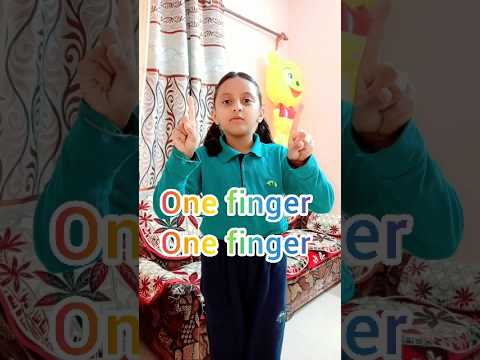 Rhyme for kids, one finger one finger tap tap tap #kidslearning #nurseryrhymes #shortsfeed