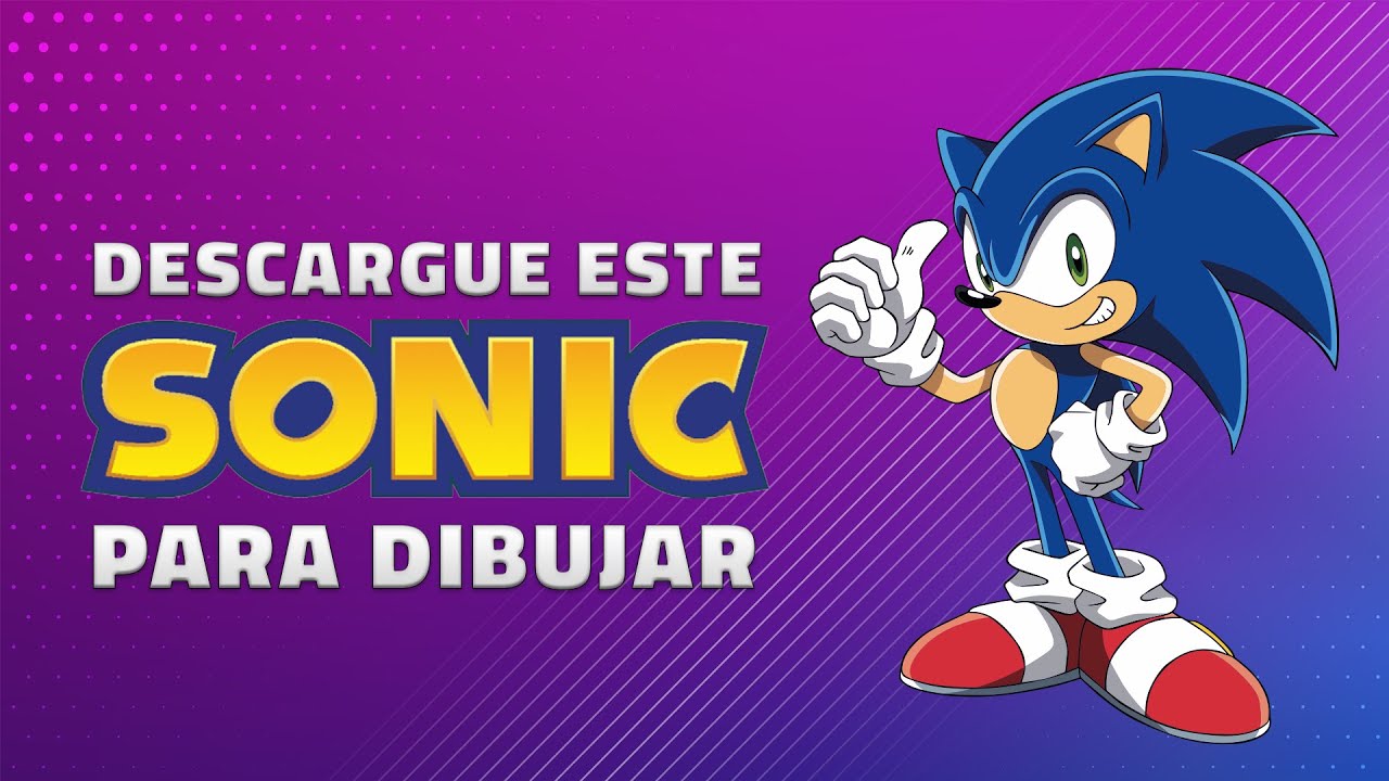 Sonic para pintar o colorear