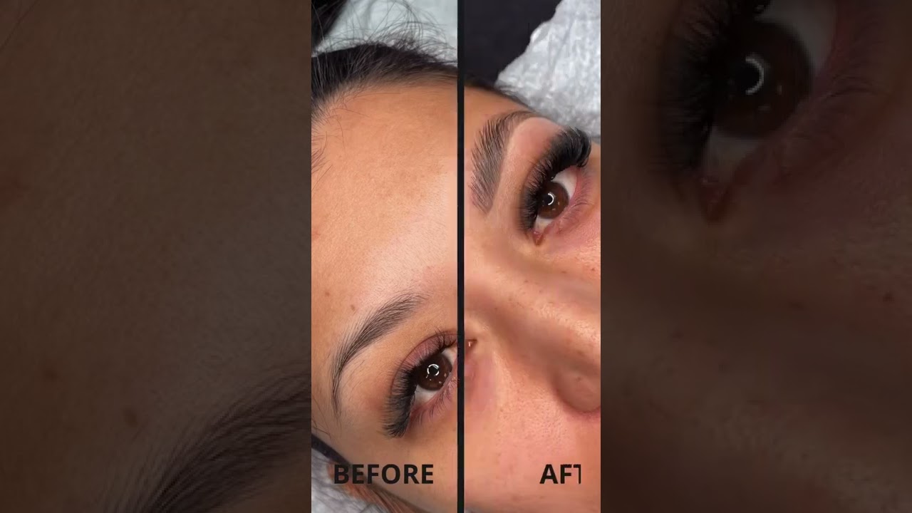 Before & After Brow Lamination
