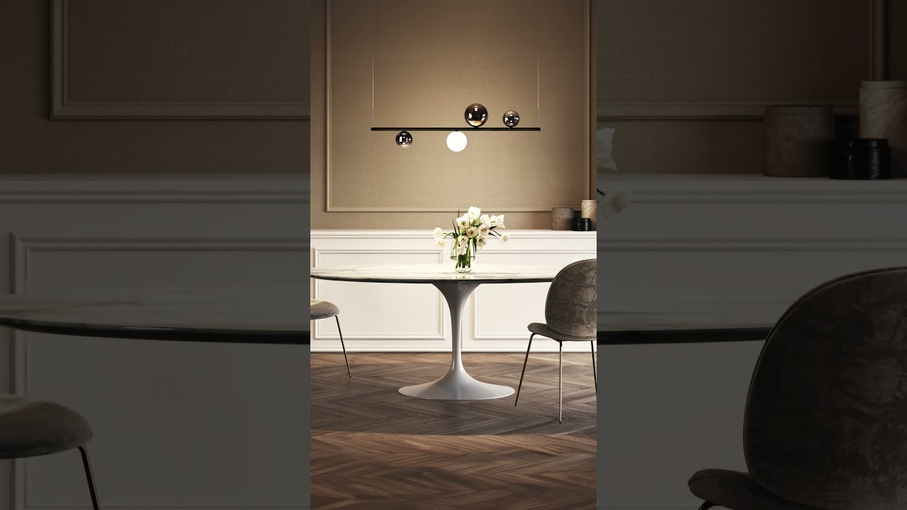 Random Stick Short Linear Pendant - By Chia–Ying Lee, For LODES