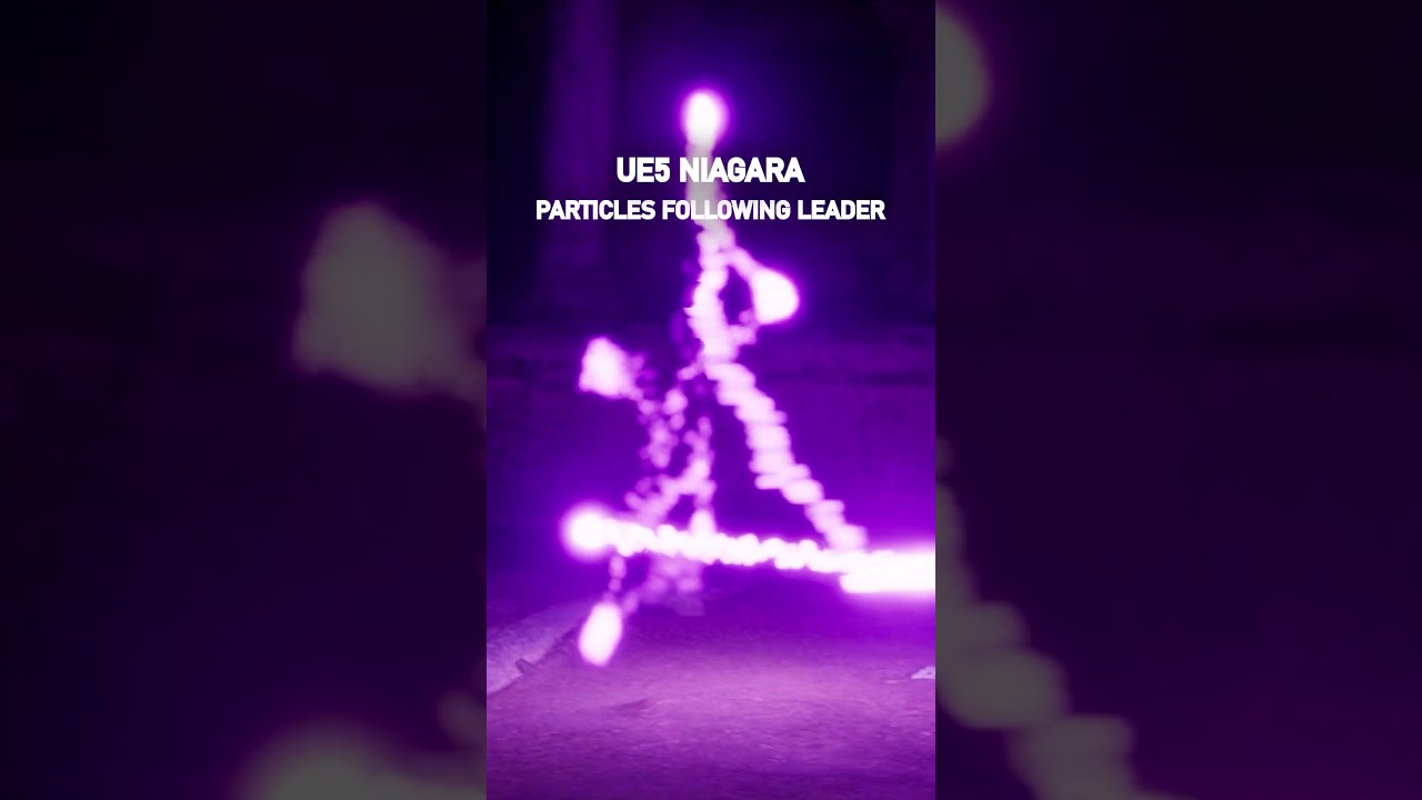 UE5 Niagara || Scratchpad Module || Particles Following Leader Particles