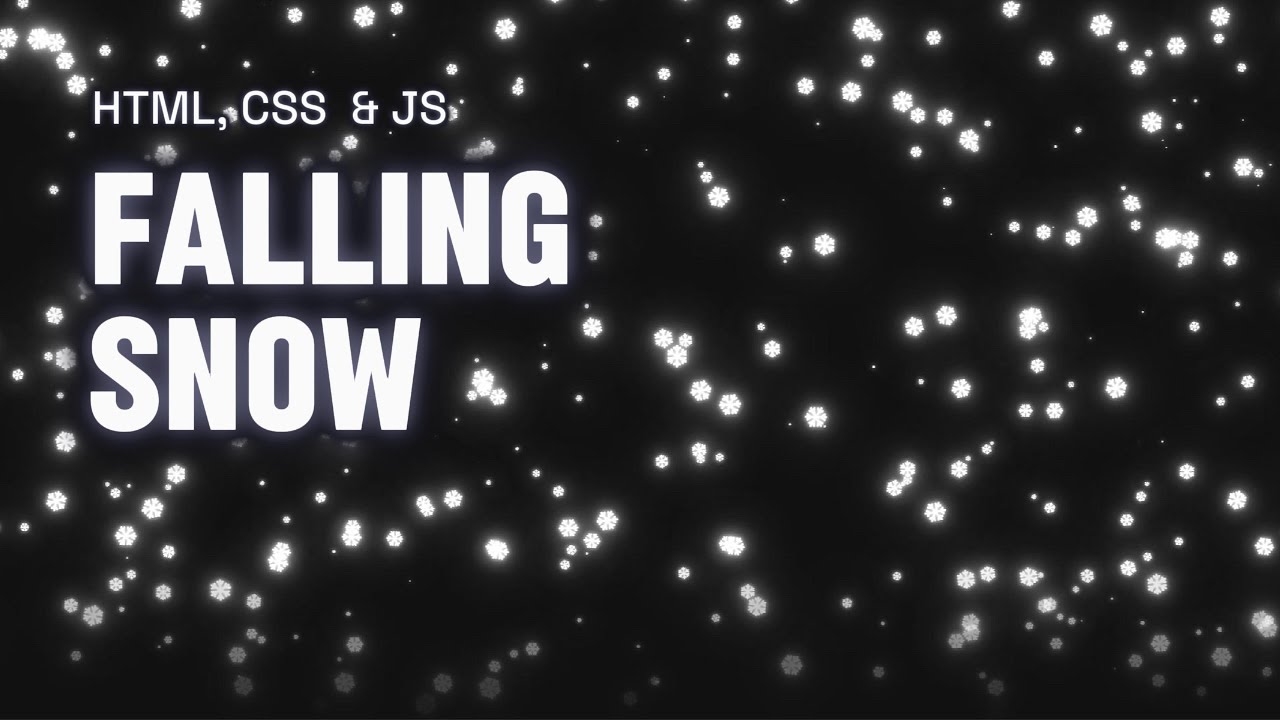 ASMR Programming - Falling Snow - No Taking