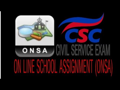 CIVIL SERVICE EXAM ONLINE SCHOOL ASSIGNMENT
