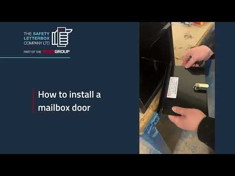 The Safety Letterbox | How to install a mailbox door