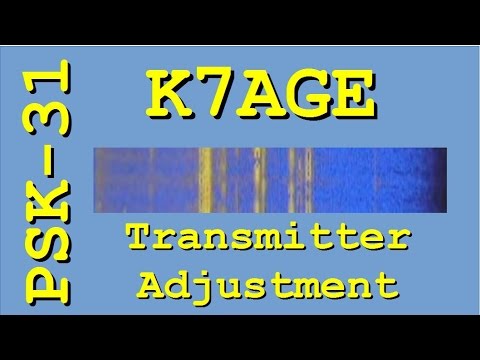 How to adjust transmitter level for PSK-31 Ham Radio