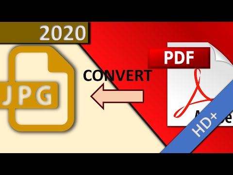 How to convert PDF to JPG (free, online) in 1 MINUTE (HD 2020)