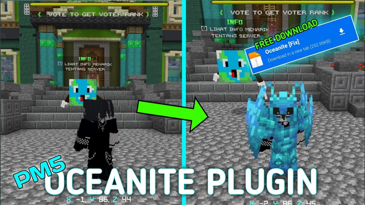 [FREE DOWNLOAD] Plugin Oceanite Pocketmine PM5