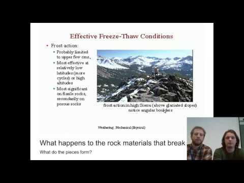 Mechanical Weathering Introduction