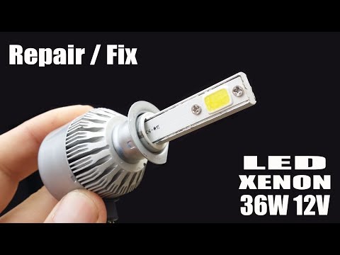 How To Repair / Fix HEADLIGHT - LED Car Light - XENON