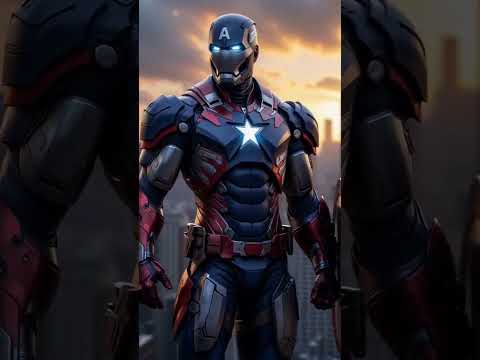 What if pure heart met armored brilliance? Meet CAPTAIN IRON — Patriotism powered by tech.