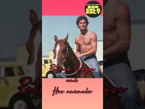 PATRICK SWAYZE AND HIS ANIMALS #shorts #patrickswayze #swayze #inlovingmemory #passedaway #rip #80s