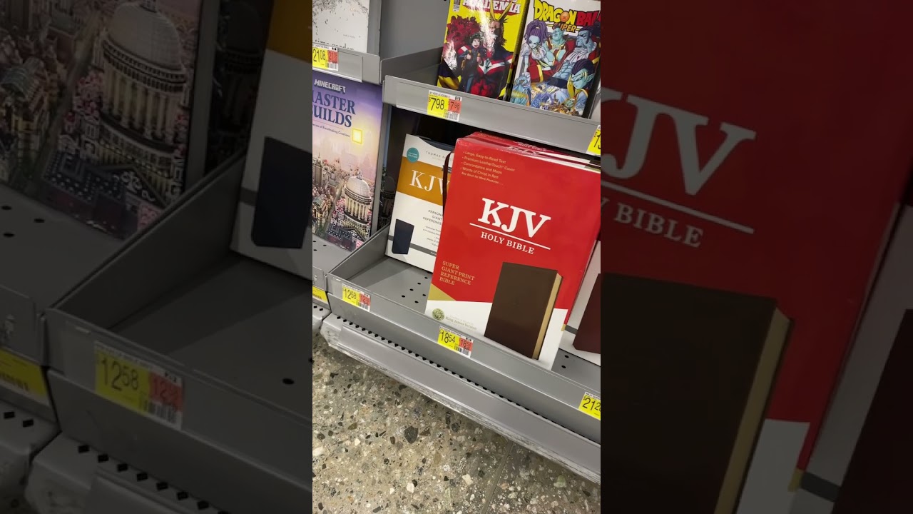 Bibles at Walmart! #jesussaves #salvation #godforgives #bible #holybible #scripture #wordofgod