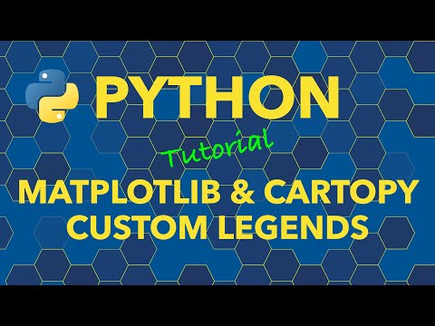 Python Matplotlib and Cartopy Custom Legends