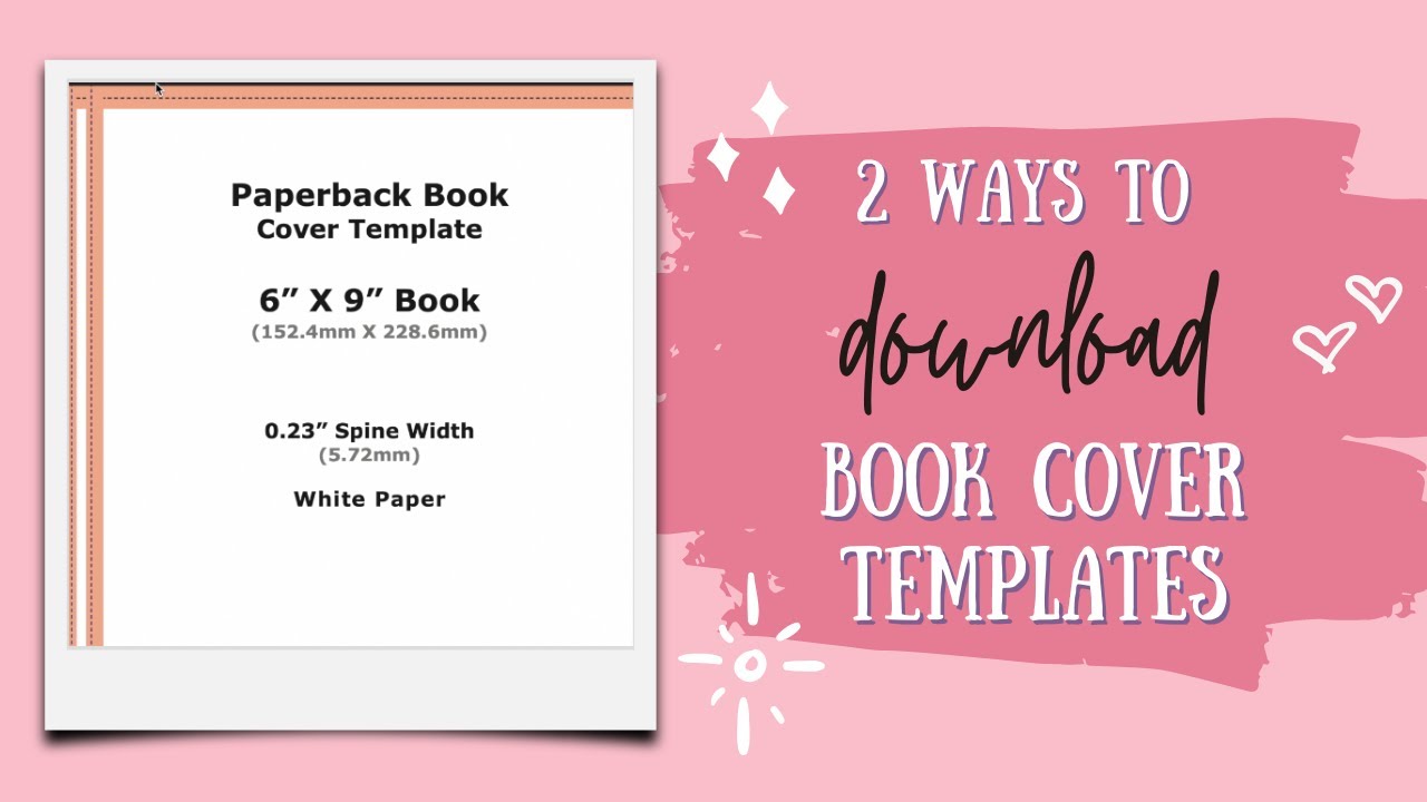 2 Ways to Create a Book Cover Template