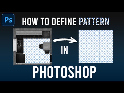How to Define a Pattern in Photoshop? (Colorful Architectural Rendering)