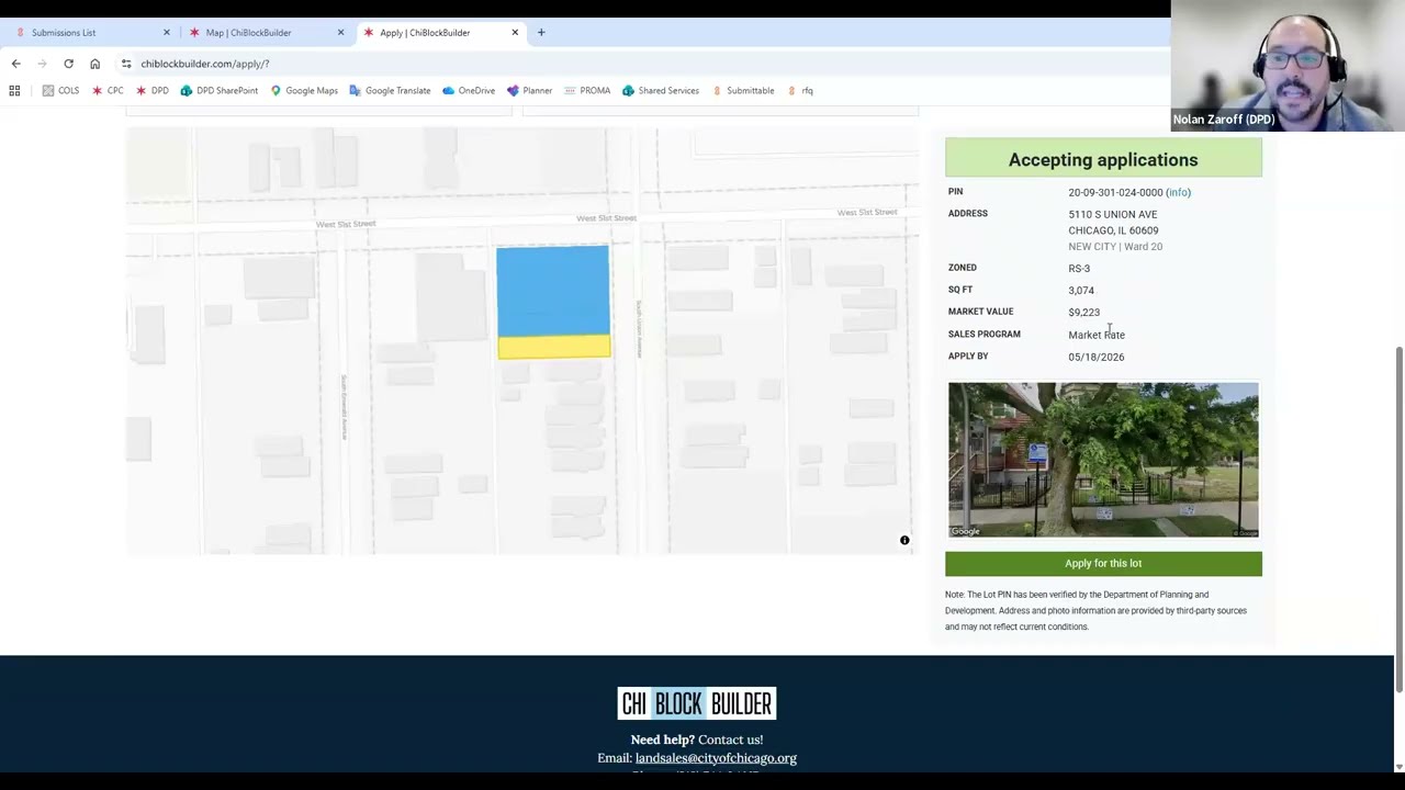 ChiBlockBuilder Market-Rate Land Sales Informational Webinar: April 2026
