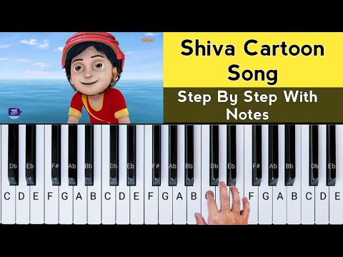 Shiva Shiva Theme Song Piano Tutorial | Step By Step With Notes