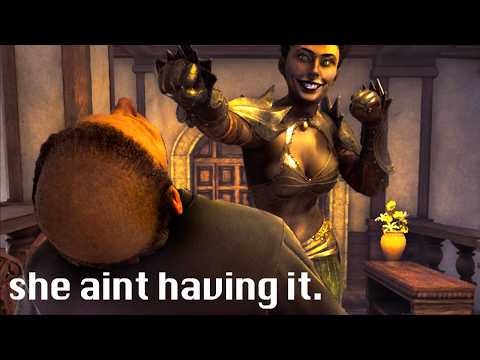 He thought it was safe to peek (OBLIVION REMASTERED)