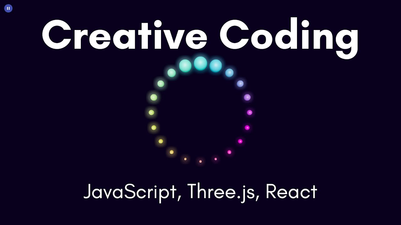 Creative Coding Time Lapse | Rainbow Audio Visualizer | JavaScript, Three.js, React