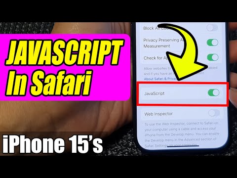 iPhone 15/15 Pro Max: How to Enable/Disable JAVASCRIPT In Safari