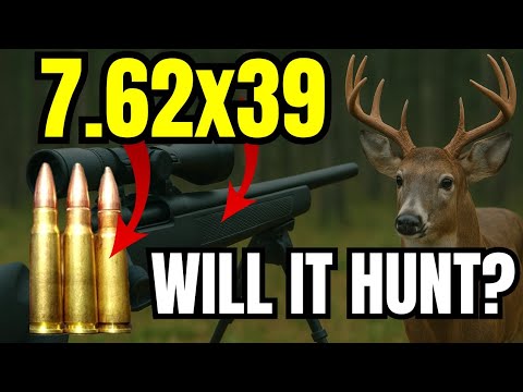 7.62x39 - Will It Hunt? [Bullet Drop, Scope Dials, and MORE]