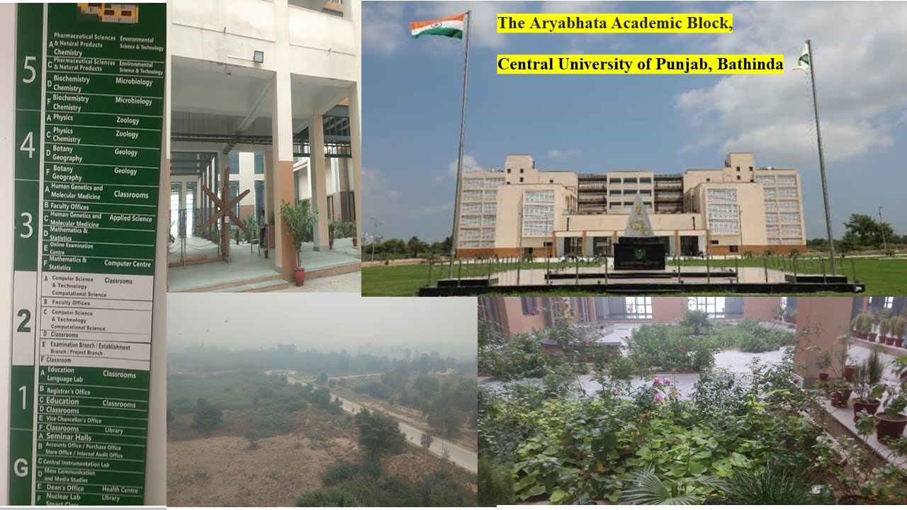 Central University of Punjab | The Aryabhata Academic Block | view #cupb #university #bathinda