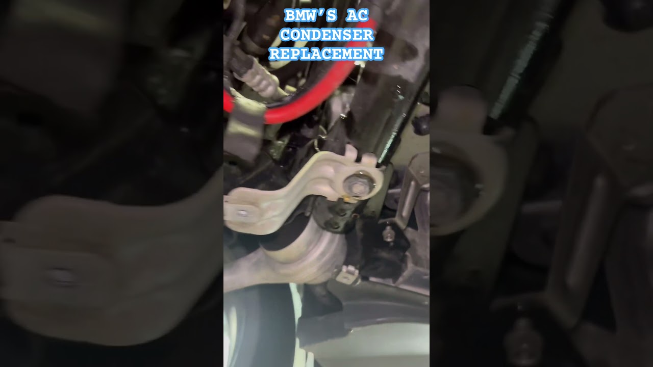 #2015 #bmw #ac#condenser #replacement #service #techlife #mechanic