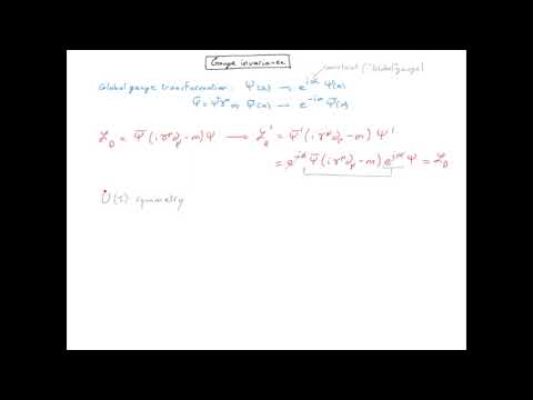 QFT17.0 global gauge invariance