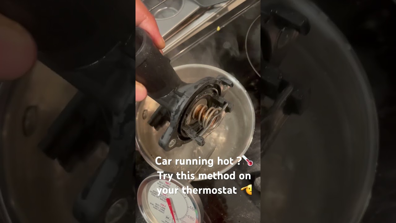 Temp gauge going up and down? Could be your thermostat quick way to check if u diy #car #thermostat