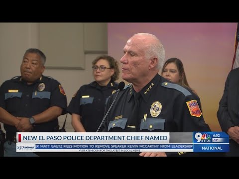 City of El Paso announces Peter Pacillas as permanent chief of police