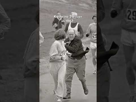 Kathrine Switzer paved the way for women in running 🙌 #running #marathon