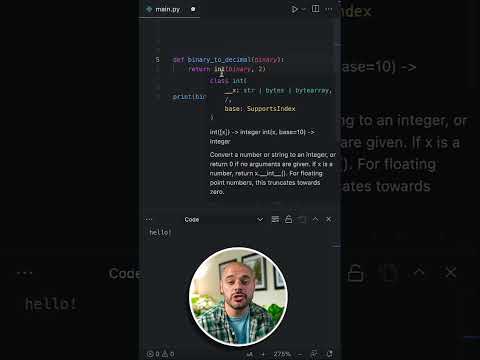 Python Programming Interview - Binary to Decimal