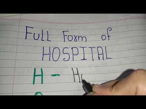 Full Form of HOSPITAL // What is Hospital full form