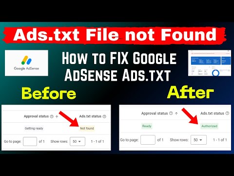 Ads.txt file not found | How to FIX Google AdSense Ads.txt Not Found issue in Google AdSense