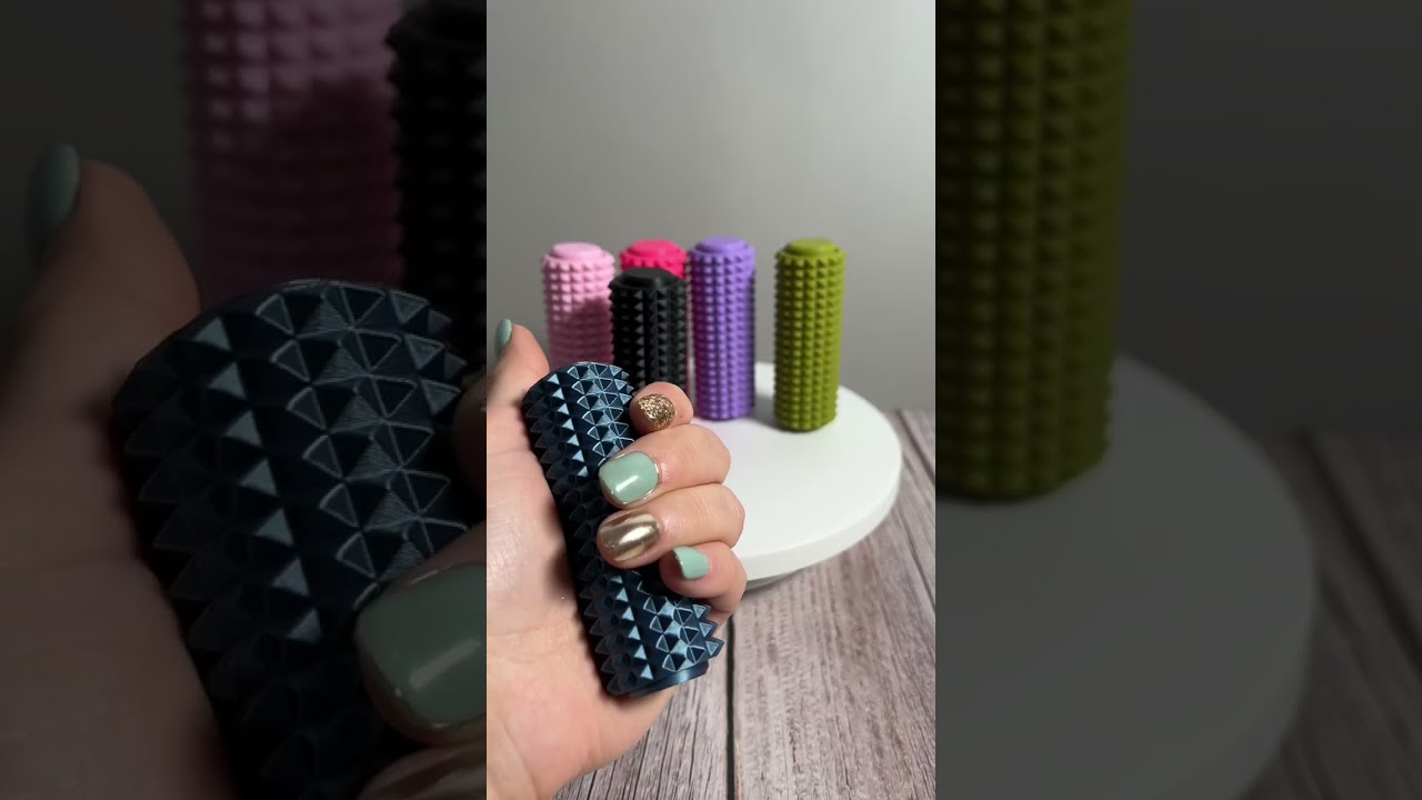 Durable spiky click stick with loud & soft options #3dprinting #fidgettoy