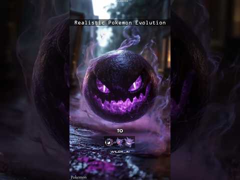 "Epic Pokemon Evolutions: From Gastly to Gengar & More!" #shorts #ytshorts #pokemon #evolution