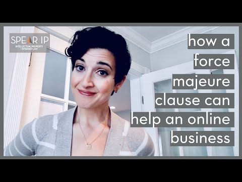 How a Force Majeure Clause Can Help an Online Business | Spear IP